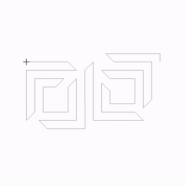 Angled Squares-The Panto Shop