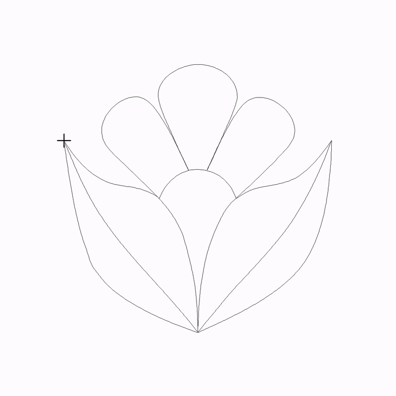 Leafy Bloom-Pantograph-The Panto Shop