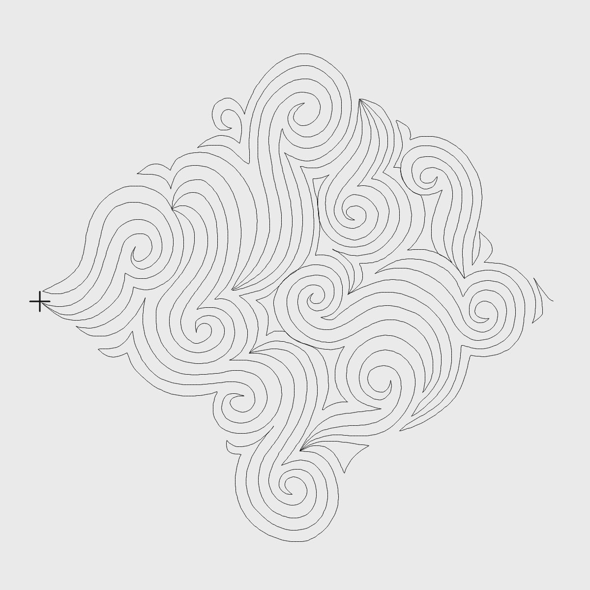 Echoed Swirls-Pantograph-The Panto Shop