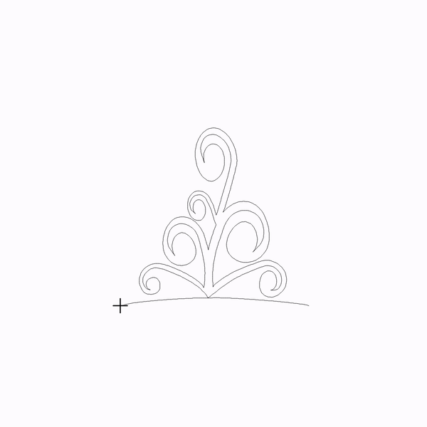 Double Swirl Triangle-The Panto Shop