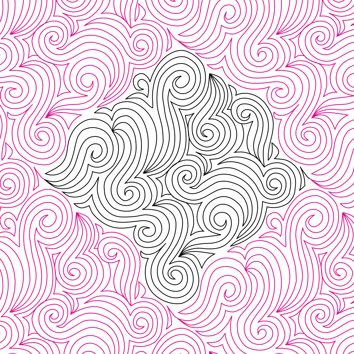 Echoed Swirls-Pantograph-The Panto Shop