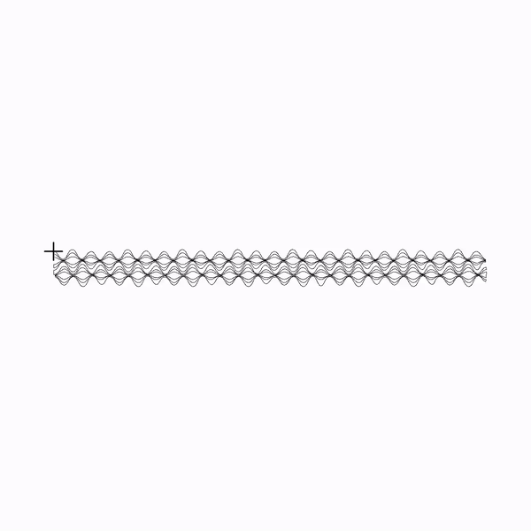 Groovy Waves - Extended Width-The Panto Shop