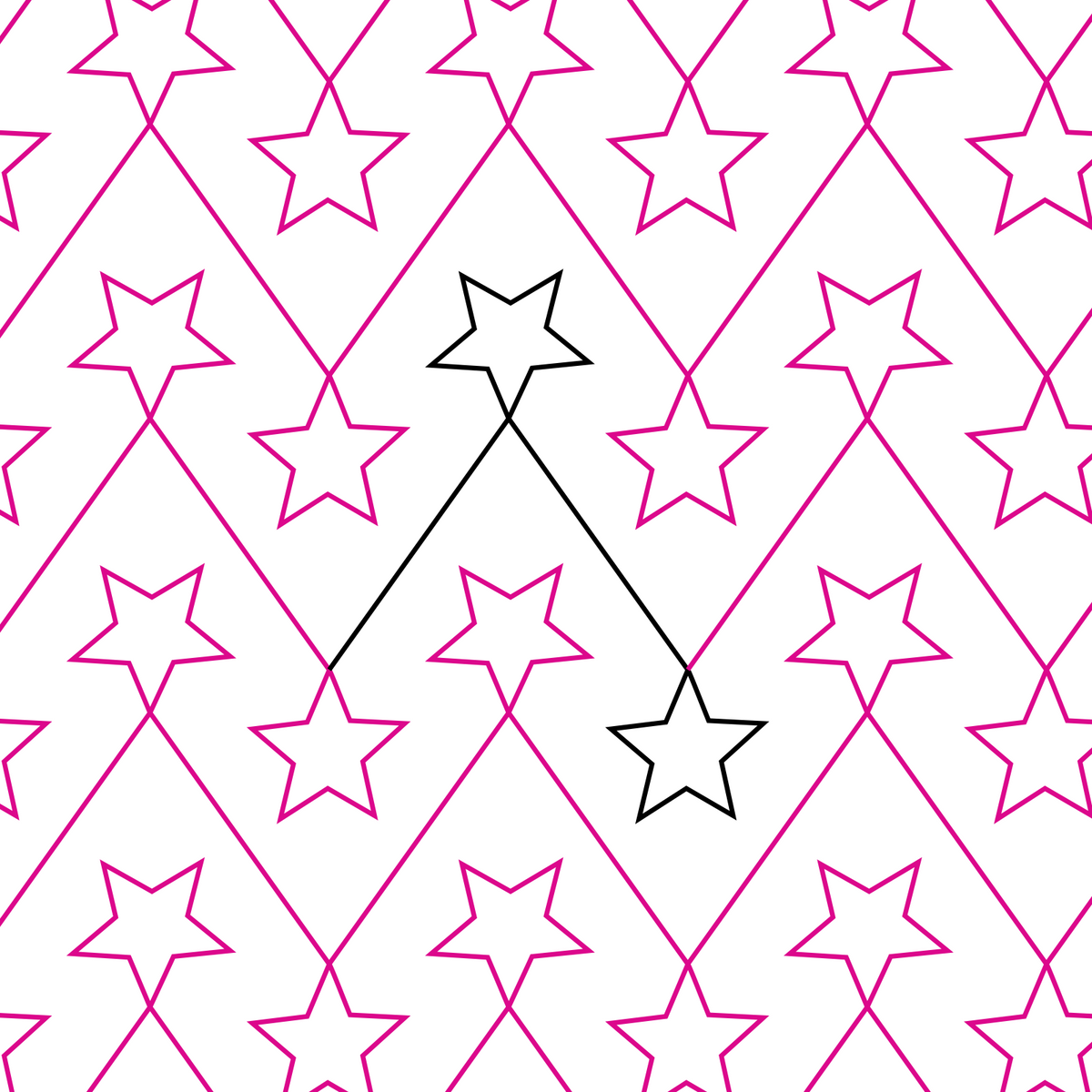 Interlocking Stars-The Panto Shop