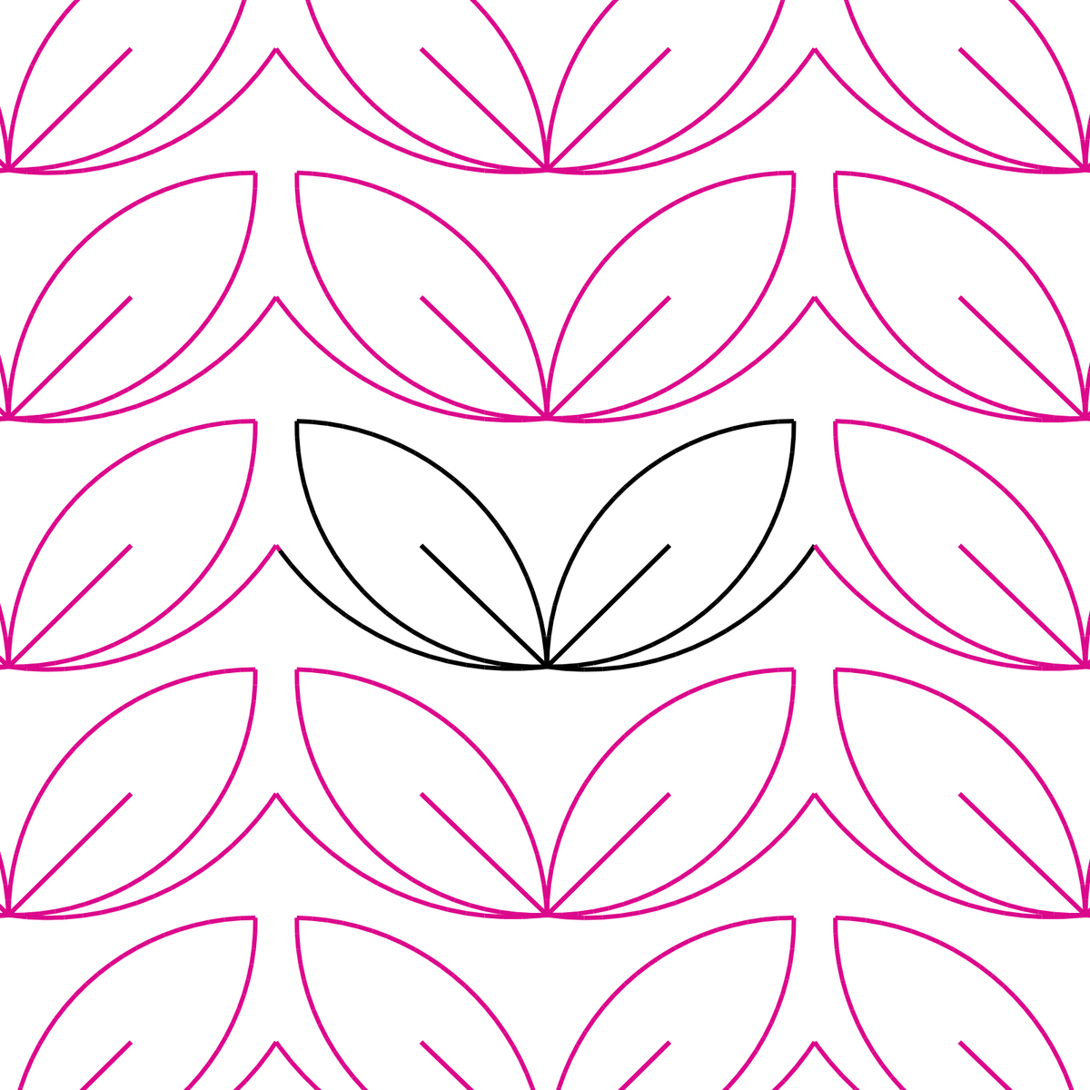 Orange Leaf-Pantograph-The Panto Shop