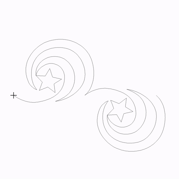 Starry Night Swirl-The Panto Shop