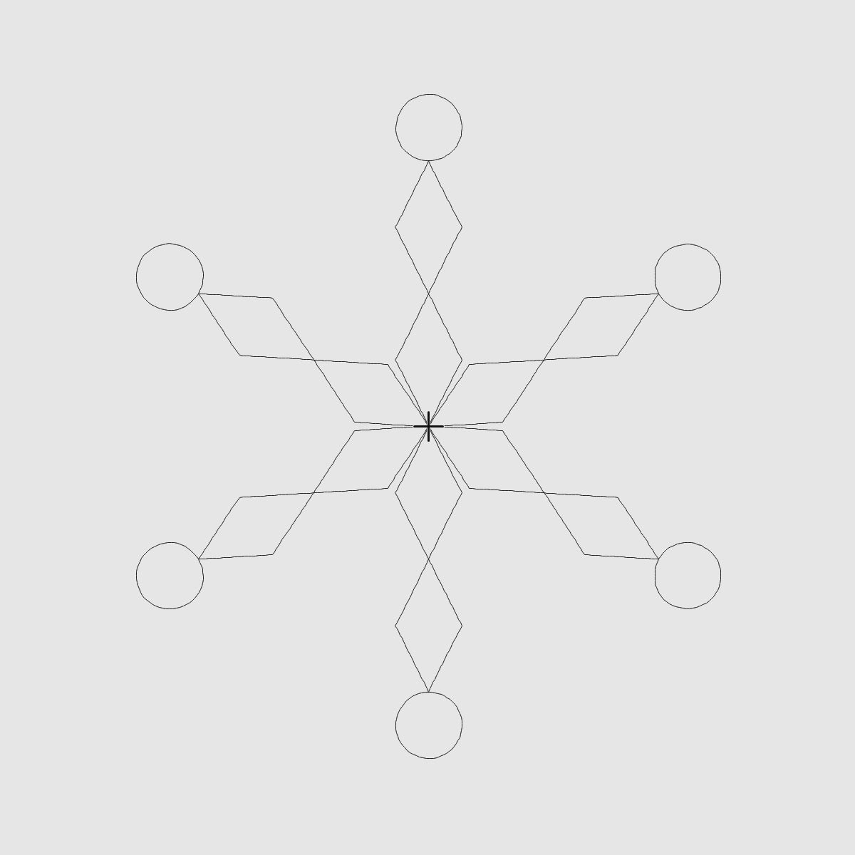 Diamond Flake Block-Pantograph-The Panto Shop